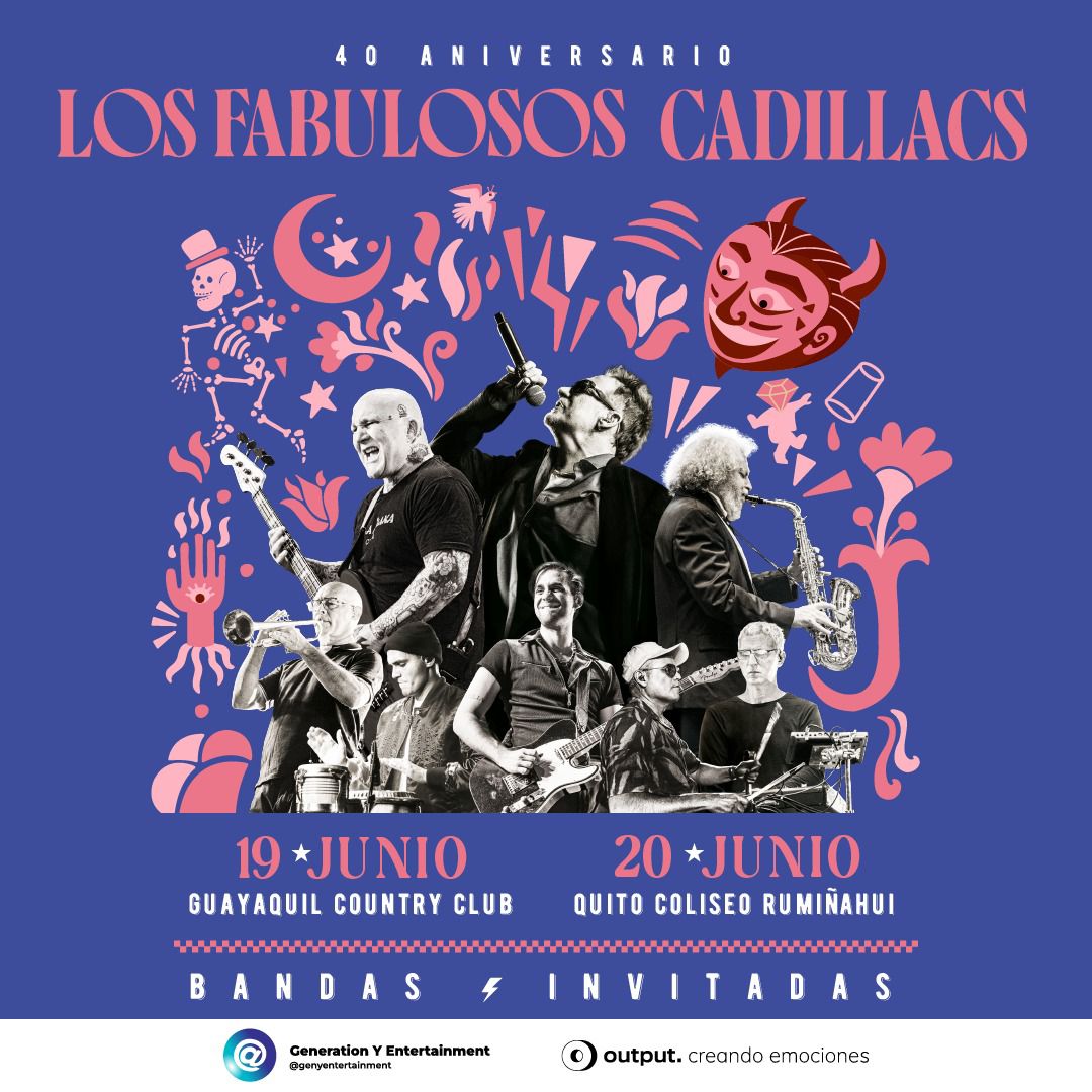LOS FABULOSOS CADILLACS ANUNCIAN CONCIERTOS EN ECUADOR - Punto Rojo | Radio